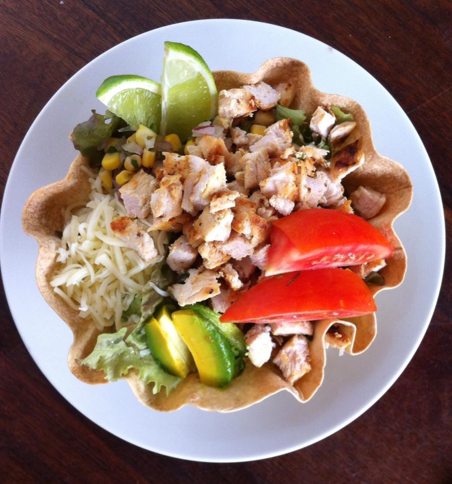 tostada salad – nectar bar & restaurant